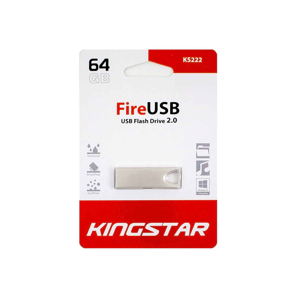فلش مموری USB 2 کینگ استار مدل KS222 - Fire - داده پرداز رایانه متین